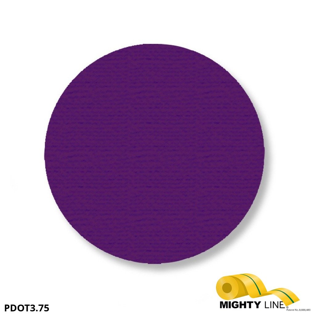 3.75 Inch Purple Floor Marking Dots – Floor Marking Tape