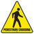 Pedestrian Crossing Floor Sign - Floor Marking Sign, 16" – Floor ...
